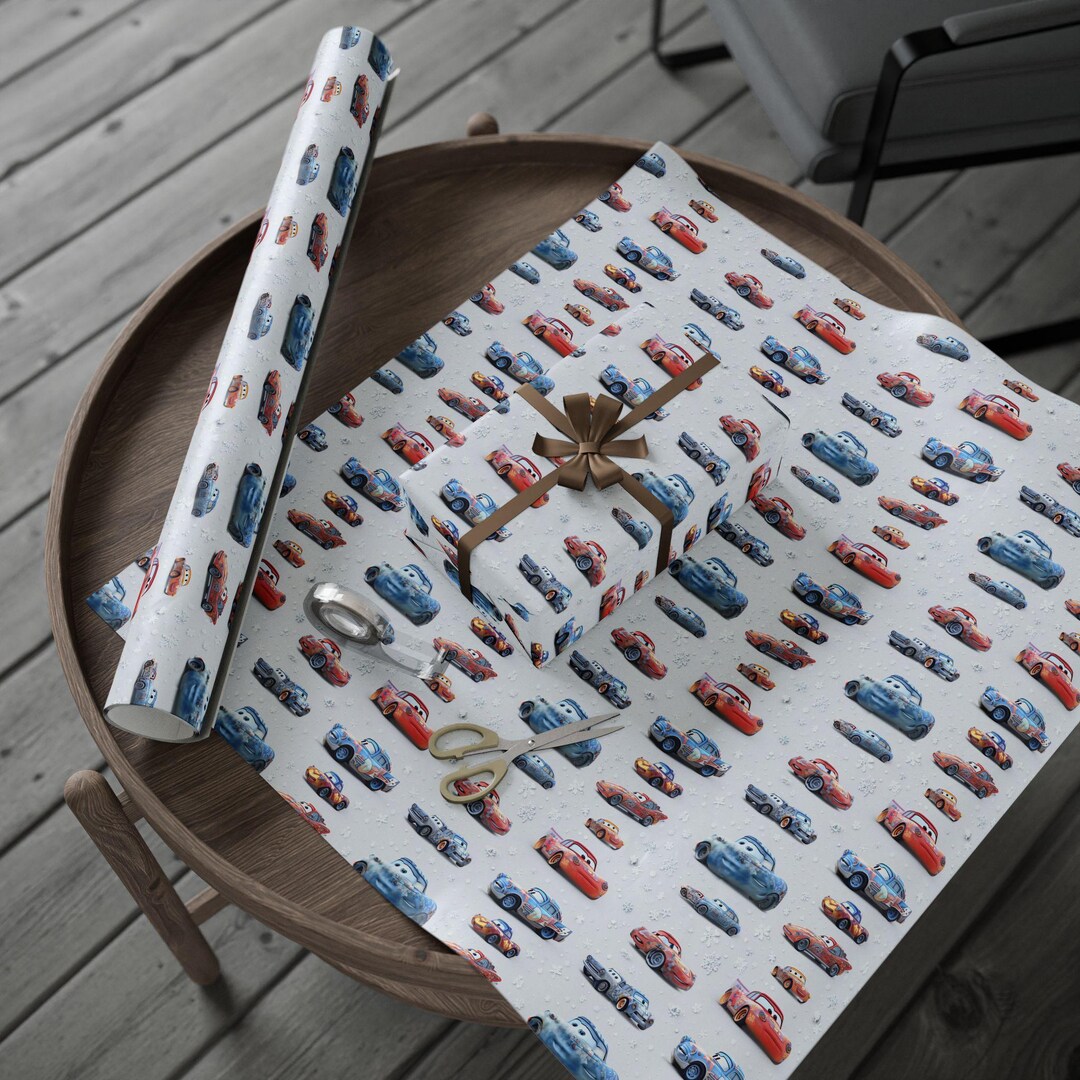Pixar Cars Wrapping Paper - Etsy