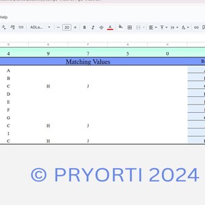 Pryorti Matrix- Microsoft Excel - Etsy