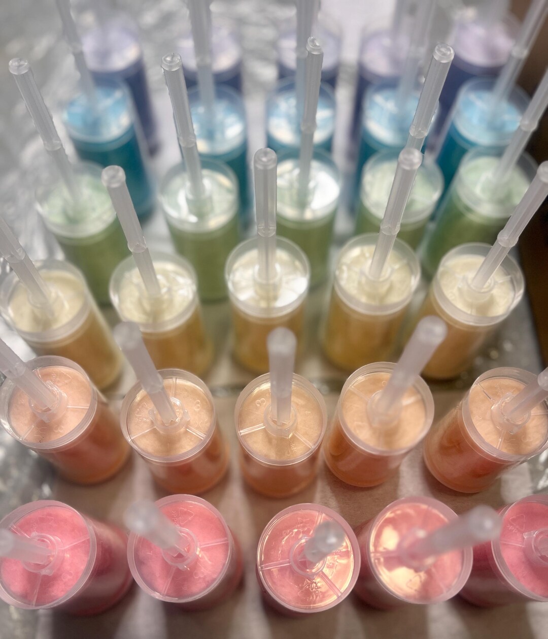 30 Cotton Candy Push Pops Gifts Parties Holidays Birthdays - Etsy