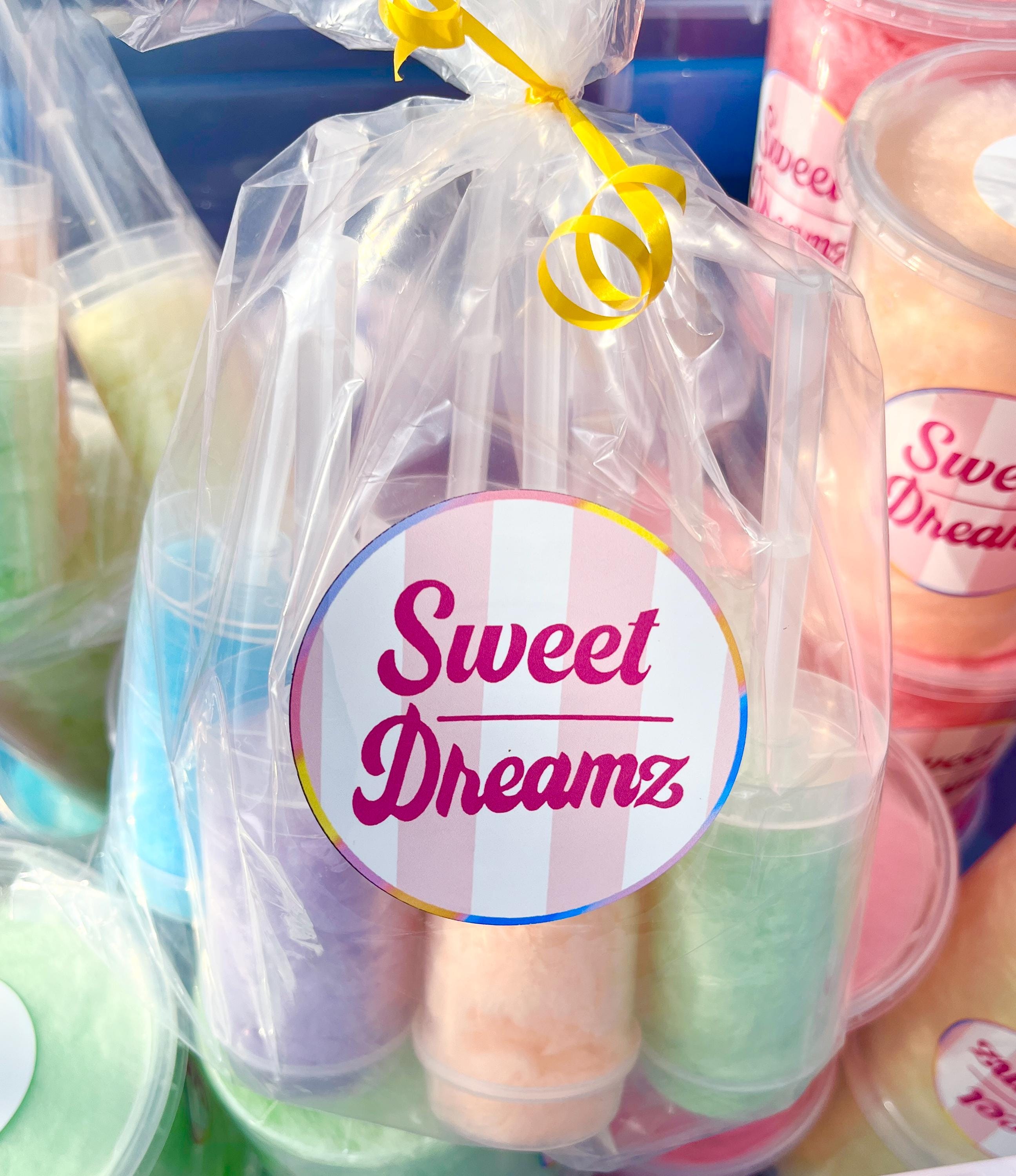 6 Cotton Candy Push Pops Gifts Parties Holidays Birthdays - Etsy