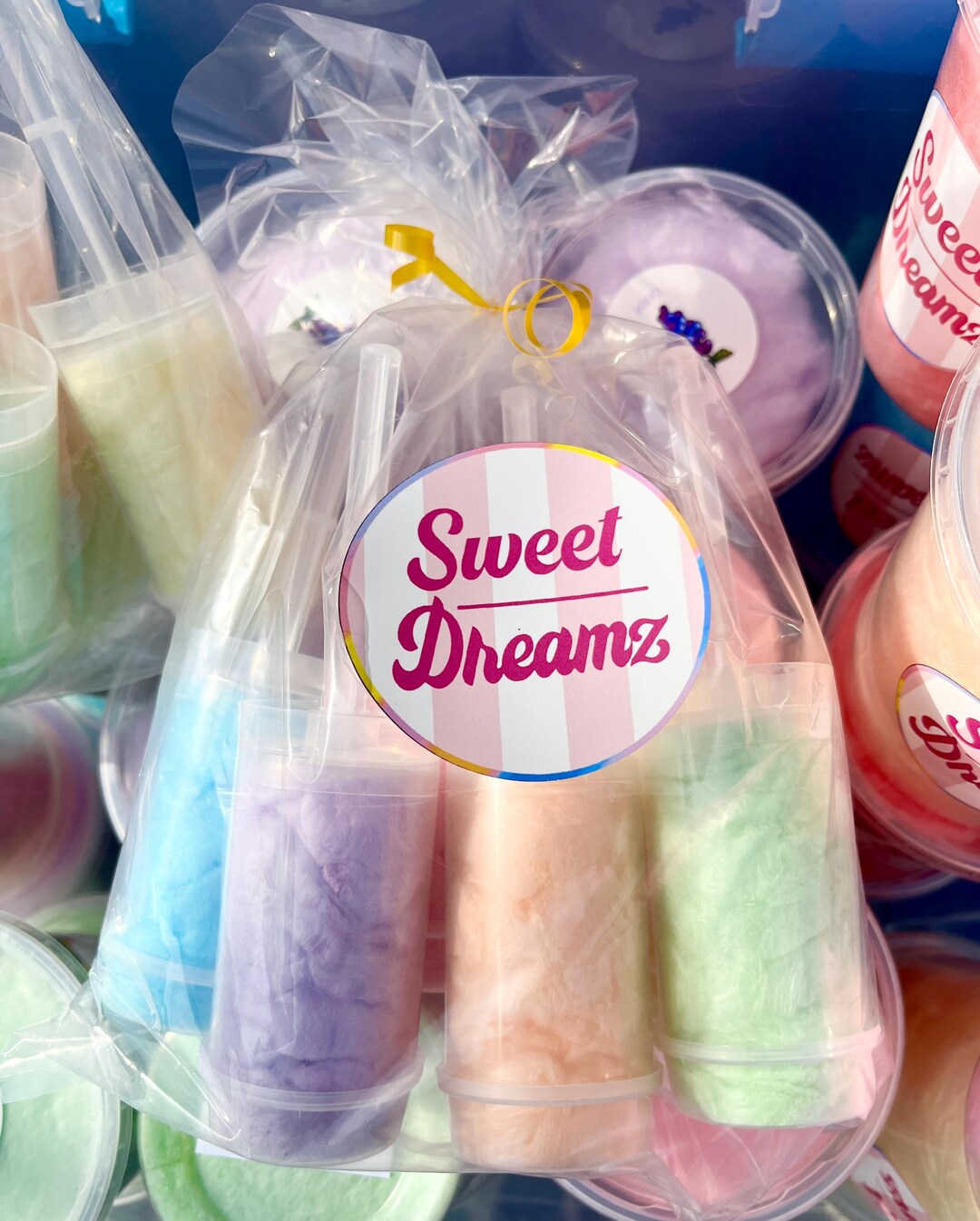 6 Cotton Candy Push Pops Gifts Parties Holidays Birthdays - Etsy