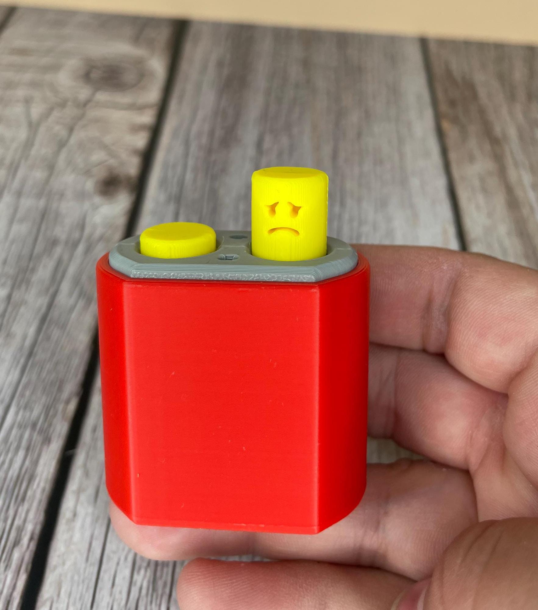 3D Printed Emoji Fidget - Etsy