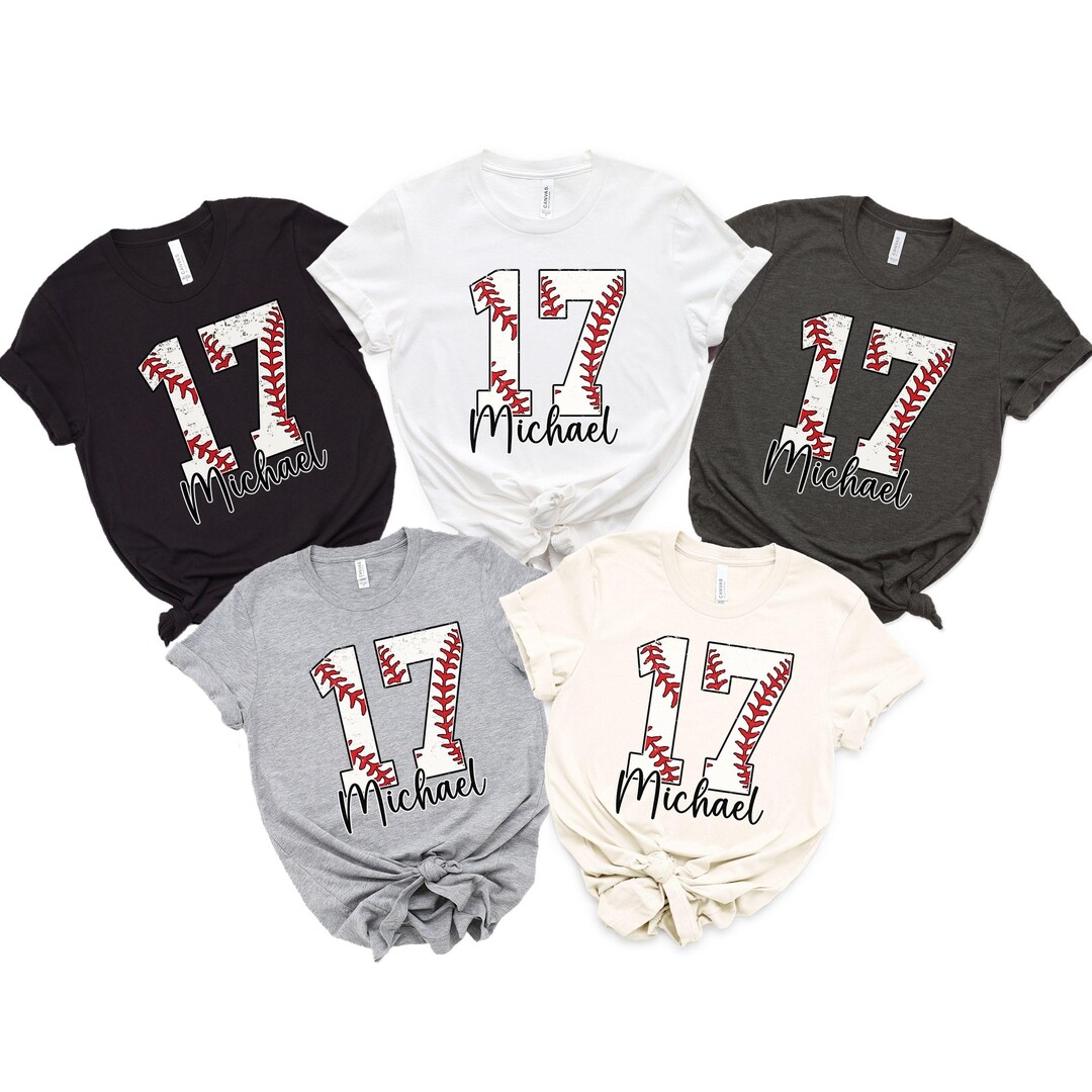Custom Baseball Jersey Number and Player Name Shirt, Personalized Game ...