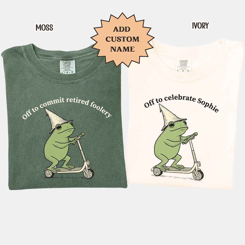 Custom Tshirt Frog - Etsy