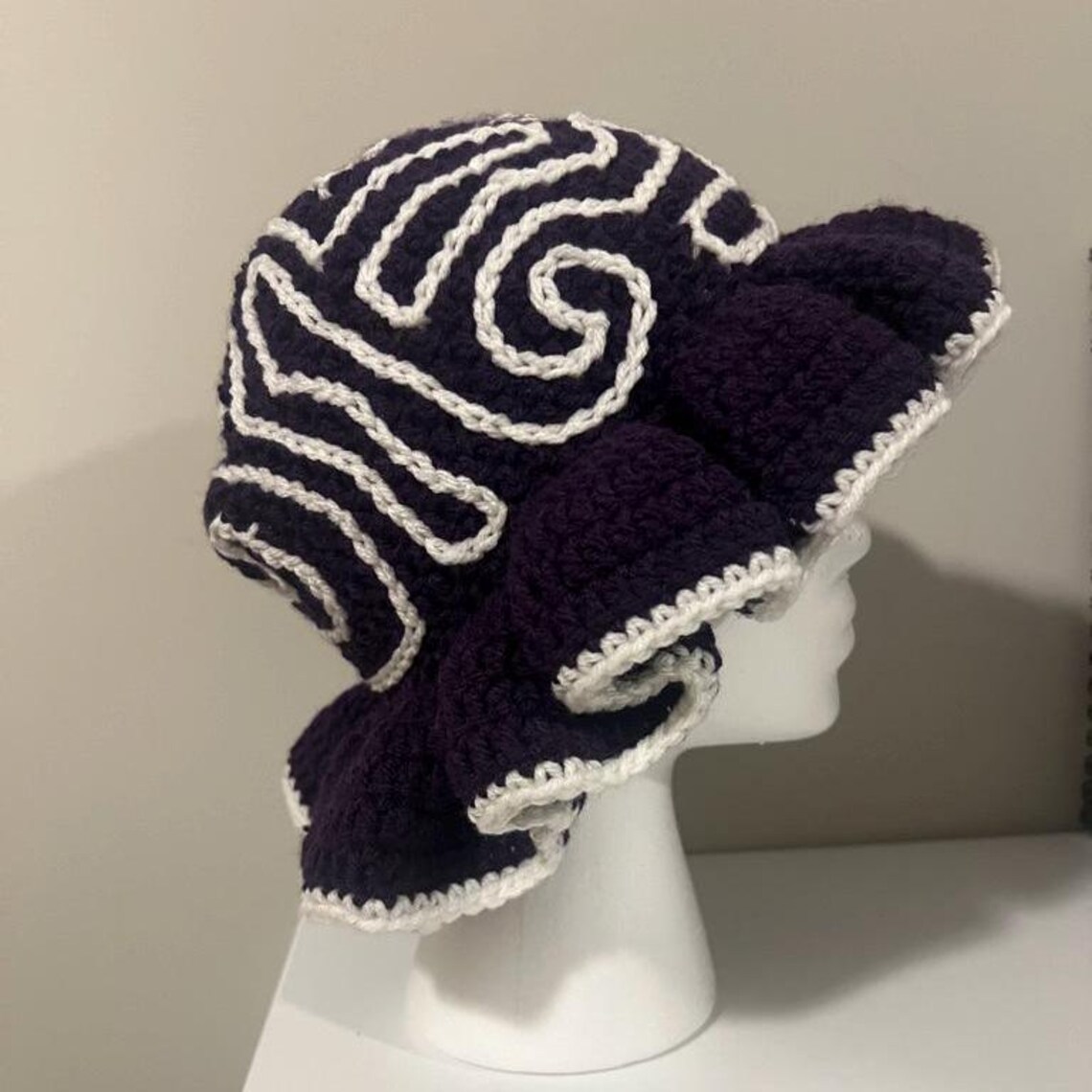 Cabbage Hat / Crochet Bucket Hat - Etsy