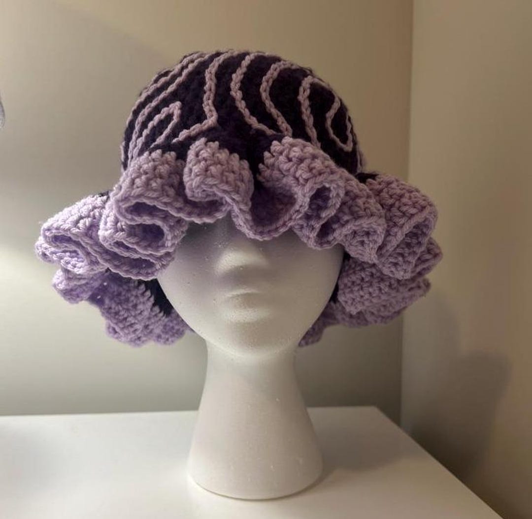 Grape Soda Extra Fizz Hat / Crochet Bucket Hat - Etsy