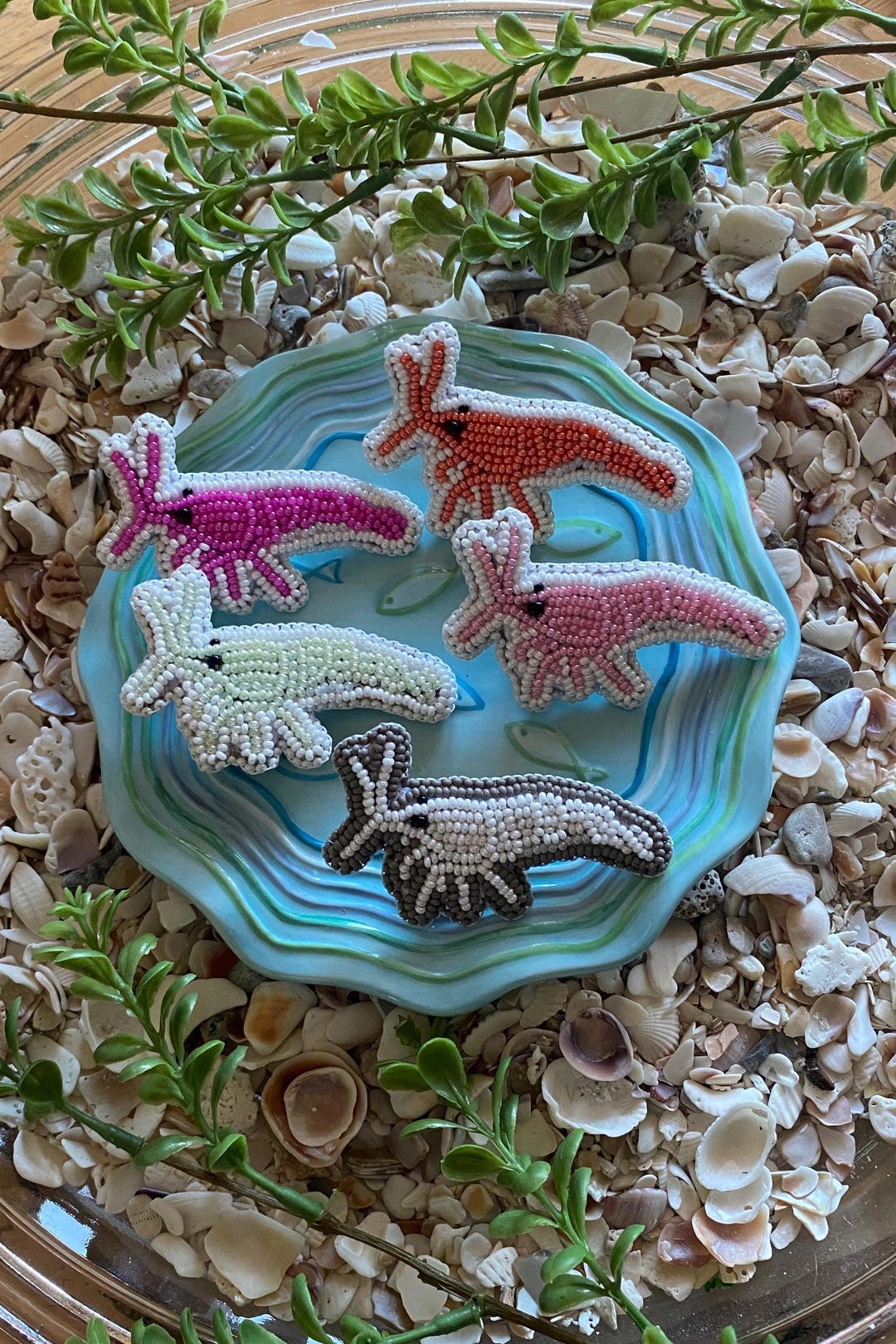 Shrimp Pins - Etsy