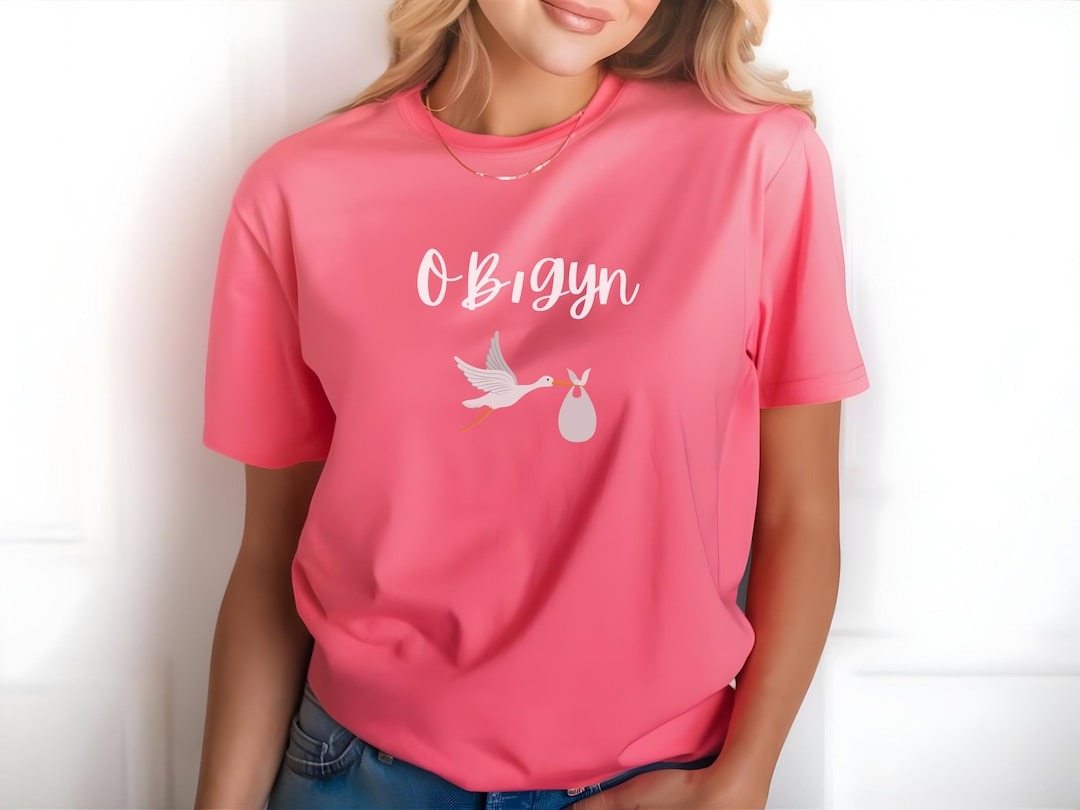 OB/GYN Storkt-shirt, Comfort Colors T-shirt, Gift for OB - Etsy