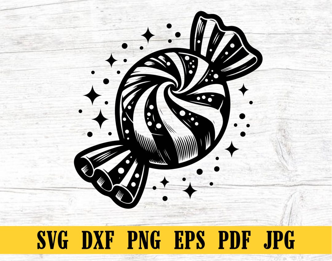Candy Cane Svg, Christmas Candy Svg, Holiday Candy Stick Svg. Vector ...