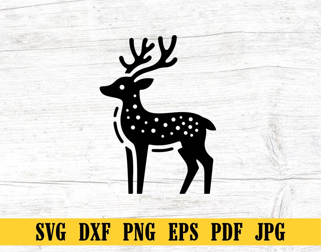 Reindeer Svg, Flying Reindeers Svg, Reindeer Silhouette, Deer Svg ...