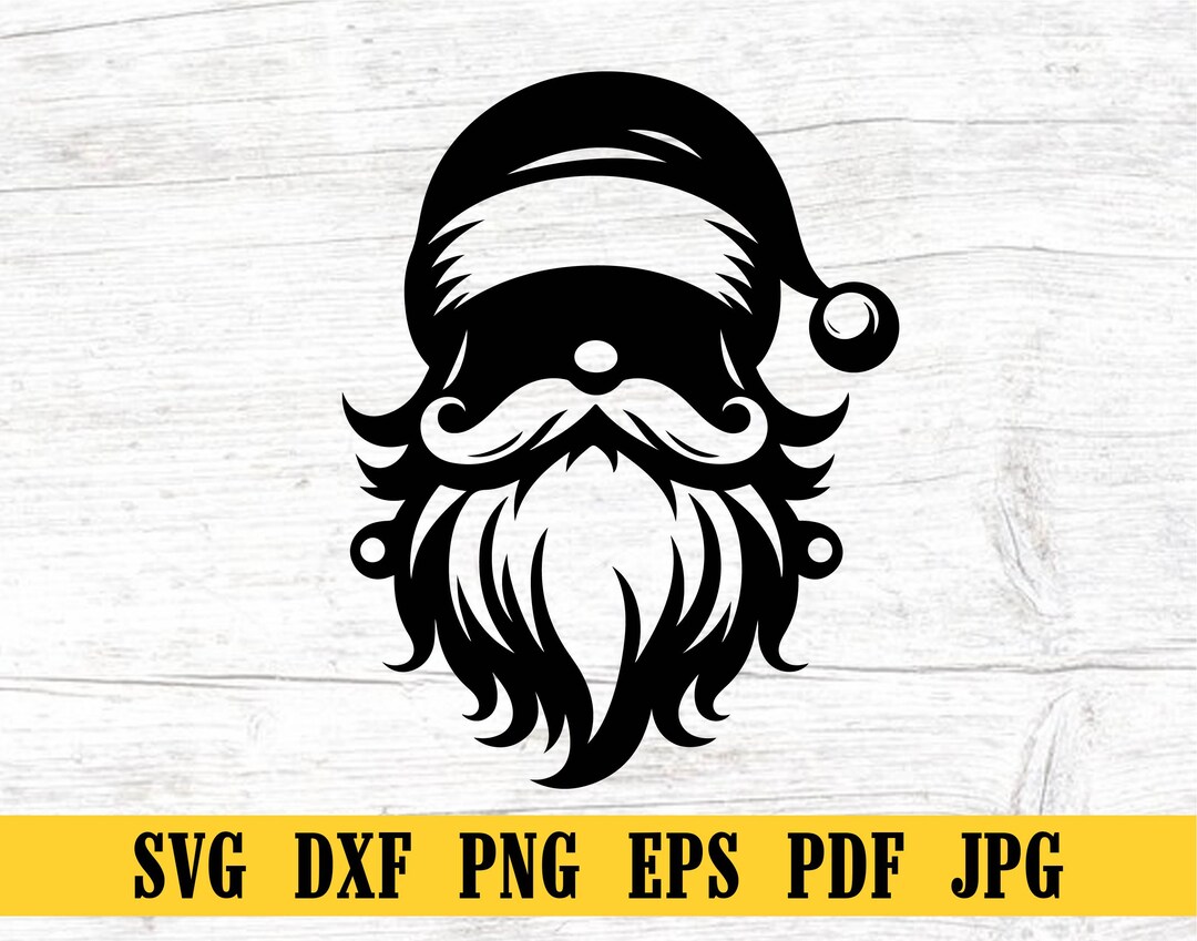 Santa Svg, Santa Head Svg, Christmas Svg, Santa Svg File, Santa Svg Cut ...