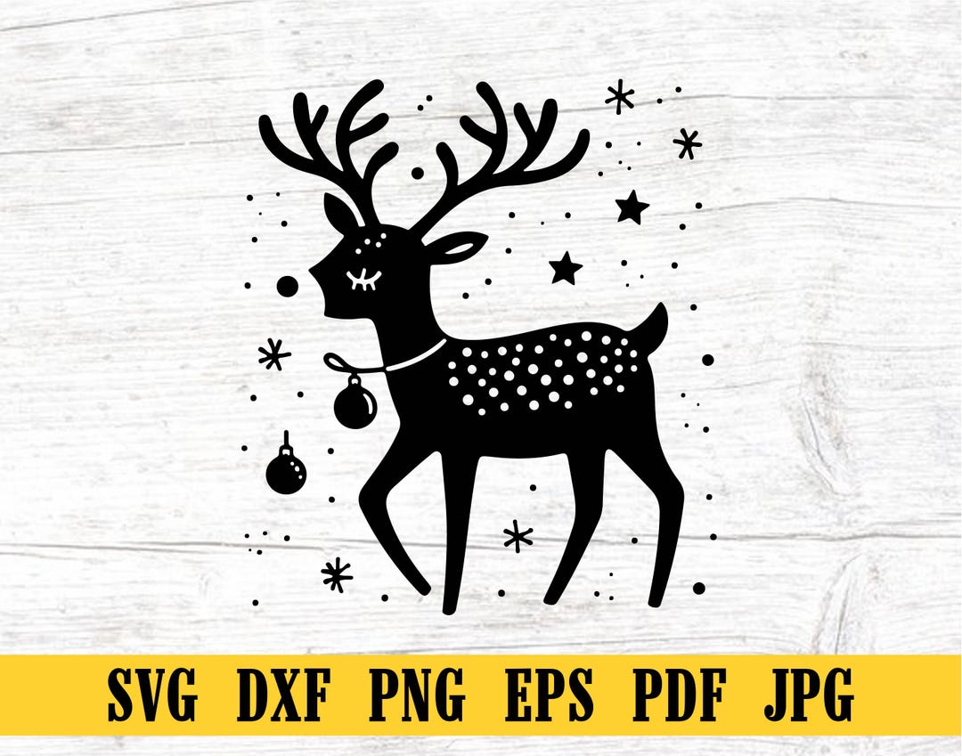 Rena svg, renas voadoras svg, silhueta de rena, veado svg, rena png ...