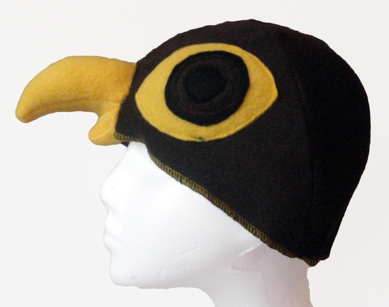 Bird of Prey Hat. 5 Sizes. Peregrine Falcon, Eagle, Hawk, Raptor. Brown ...