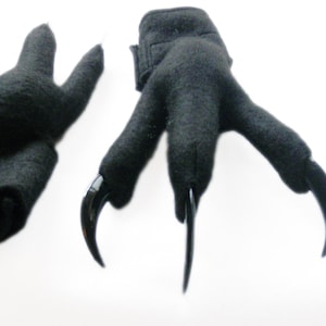 Black Feet With Talons. Dragon, Bat, Creature Claws. Four Sizes. - Etsy