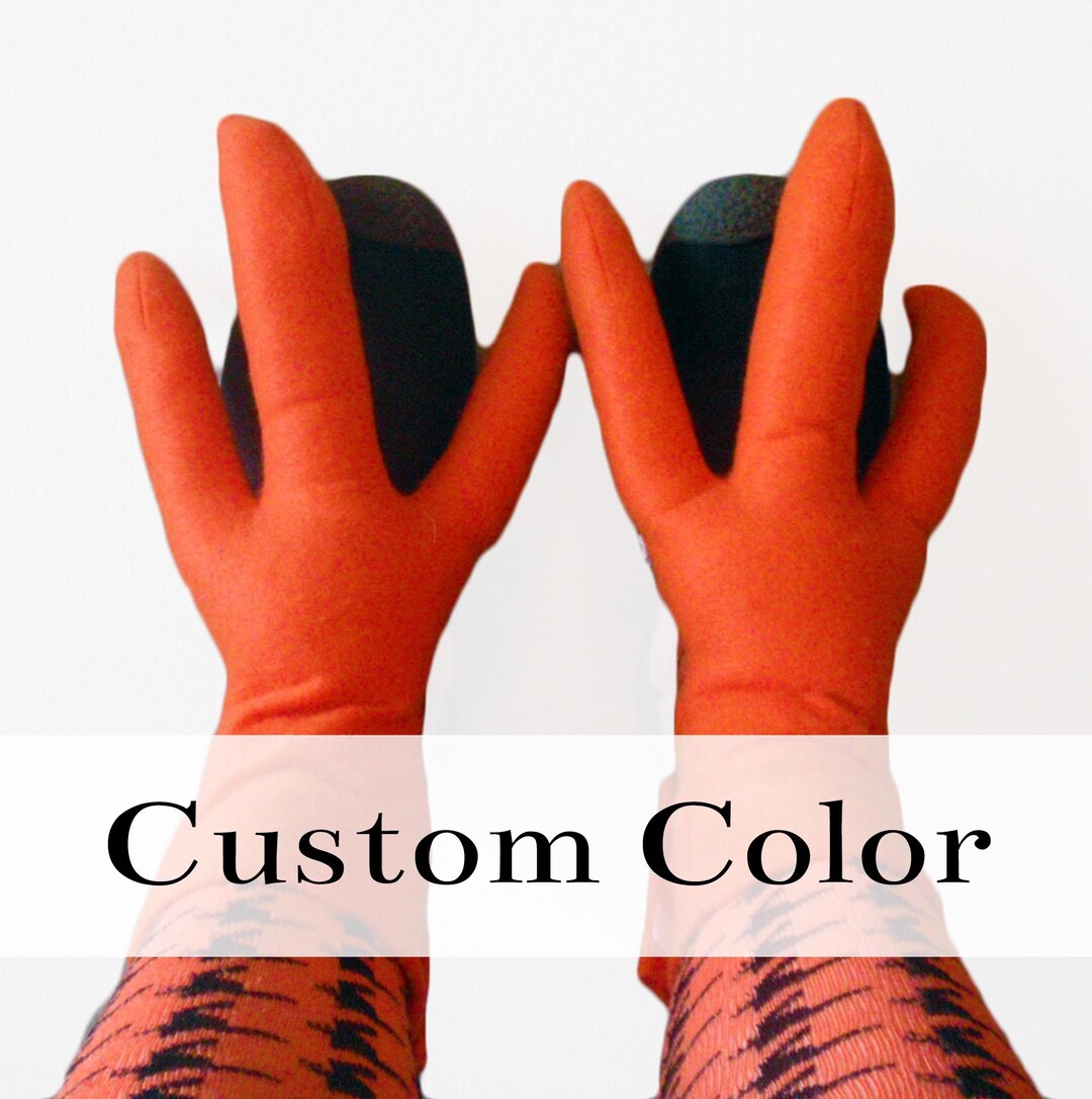 Bird Feet, Custom Color. Four Sizes. Optional Talons. Animal, Dinosaur ...