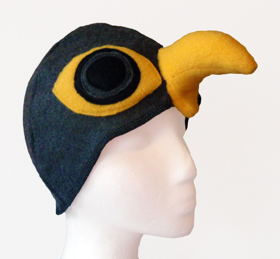 Grey Hawk Hat. 4 Sizes. Gray. Falcon, Eagle, Raptor, Bird of Prey. - Etsy