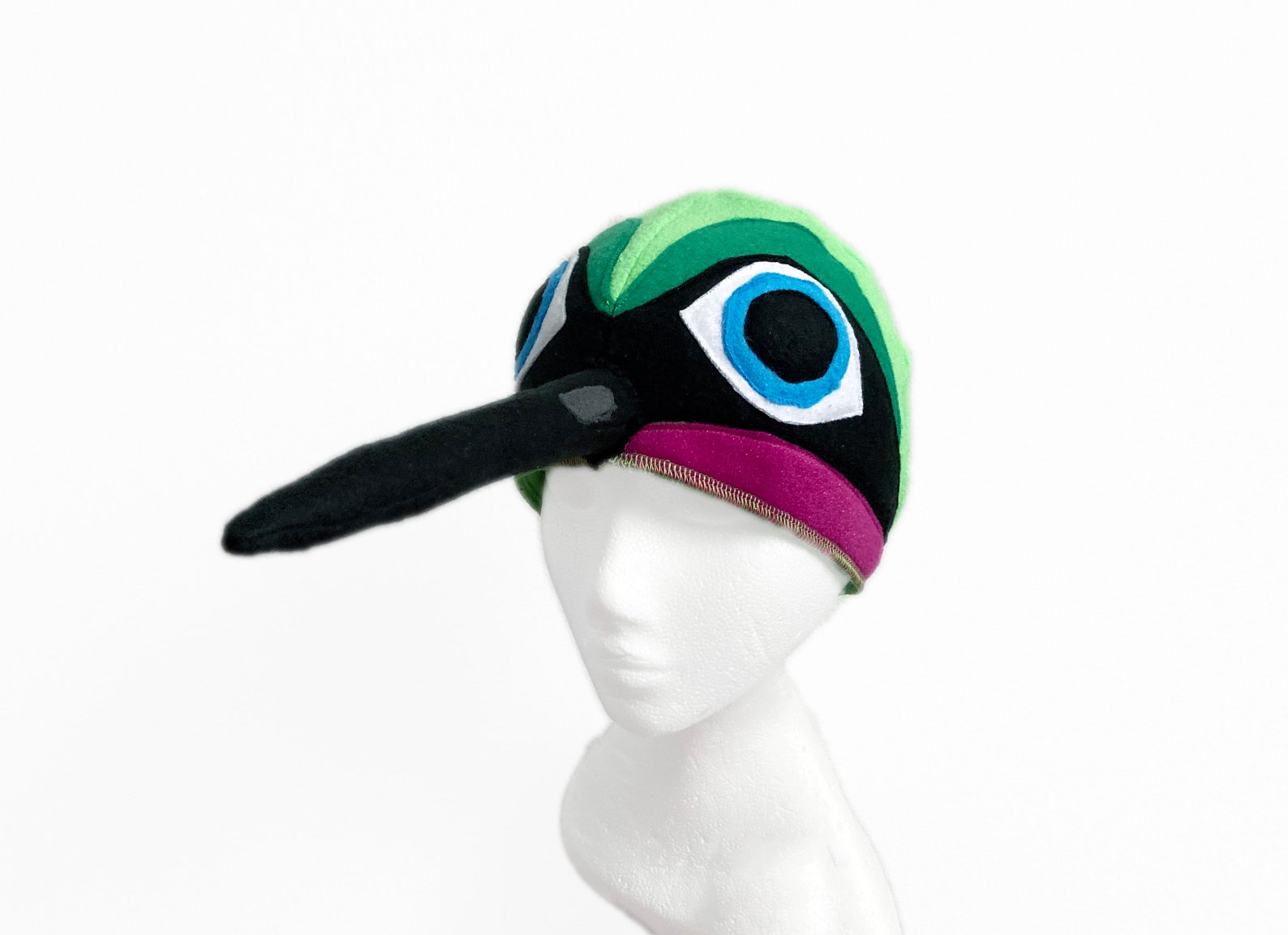 Hummingbird Hat, Pink Sparkle, Five Sizes - Etsy