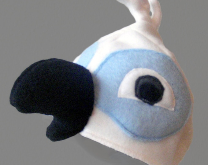 Cockatoo Hat. White Parrot, Blue. Amazon Rain Forest. - Etsy