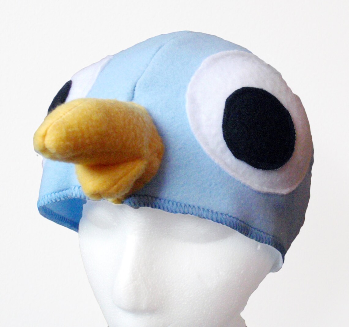 Big-eyed Pigeon Hat. Light Blue Bird. - Etsy