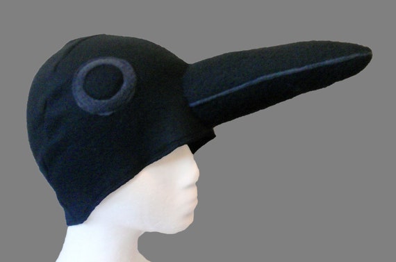 Raven Hat. Black Crow Magpie. Five Sizes. | Etsy