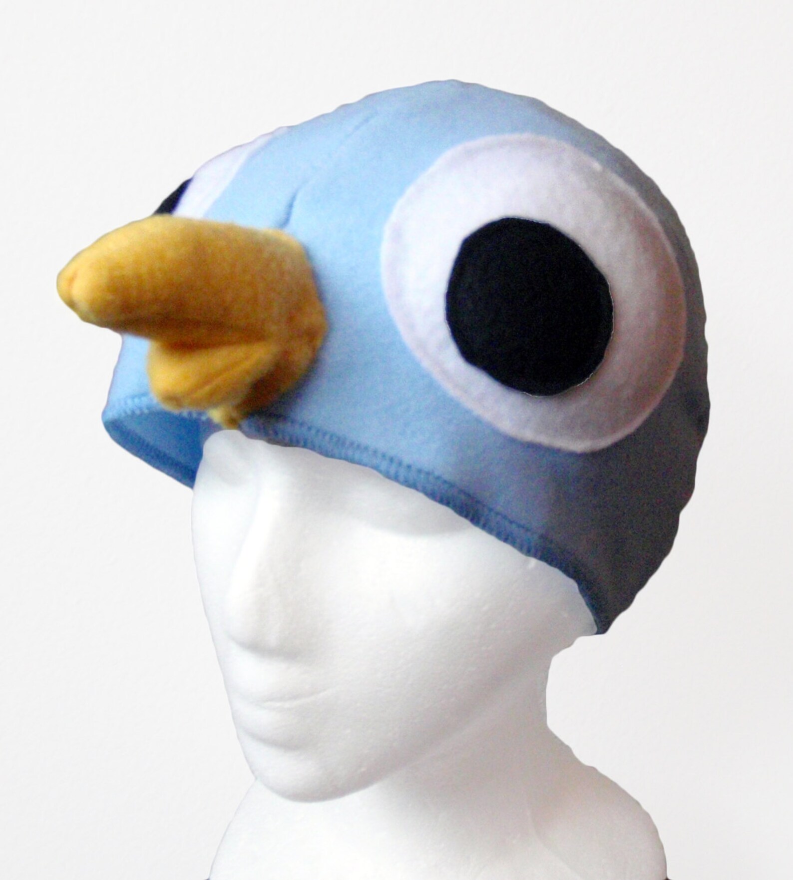 Big-eyed Pigeon Hat. Light Blue Bird. - Etsy
