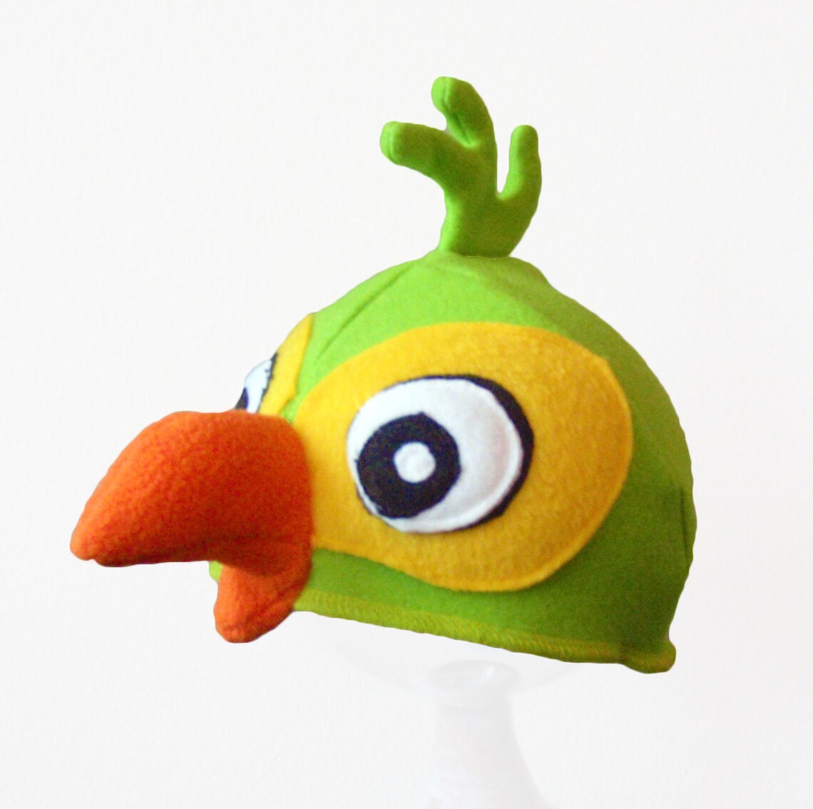 Green Parrot Hat. Pirate Macaw Bird Fleece. - Etsy