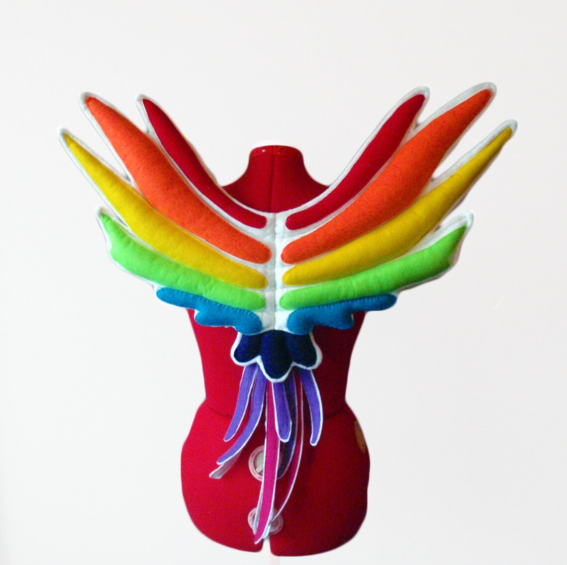 Rainbow Bird Wings. Bright Color Parrot Phoenix. Durable. - Etsy