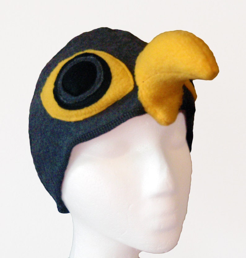Grey Hawk Hat. 4 Sizes. Gray. Falcon Eagle Raptor Bird of | Etsy
