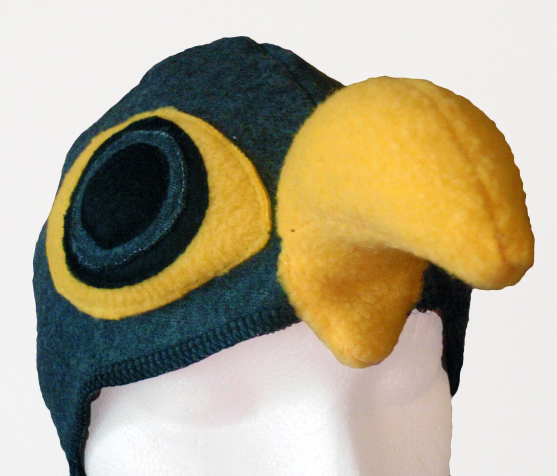 Grey Hawk Hat. 4 Sizes. Gray. Falcon, Eagle, Raptor, Bird of Prey ...