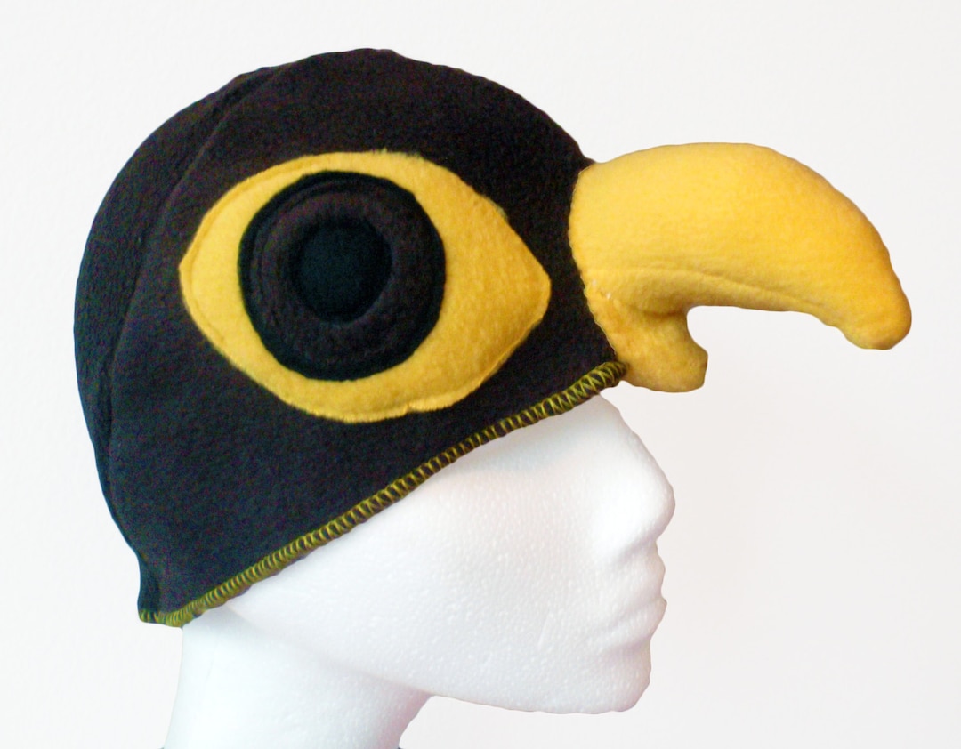Bird of Prey Hat. 5 Sizes. Peregrine Falcon, Eagle, Hawk, Raptor. Brown ...