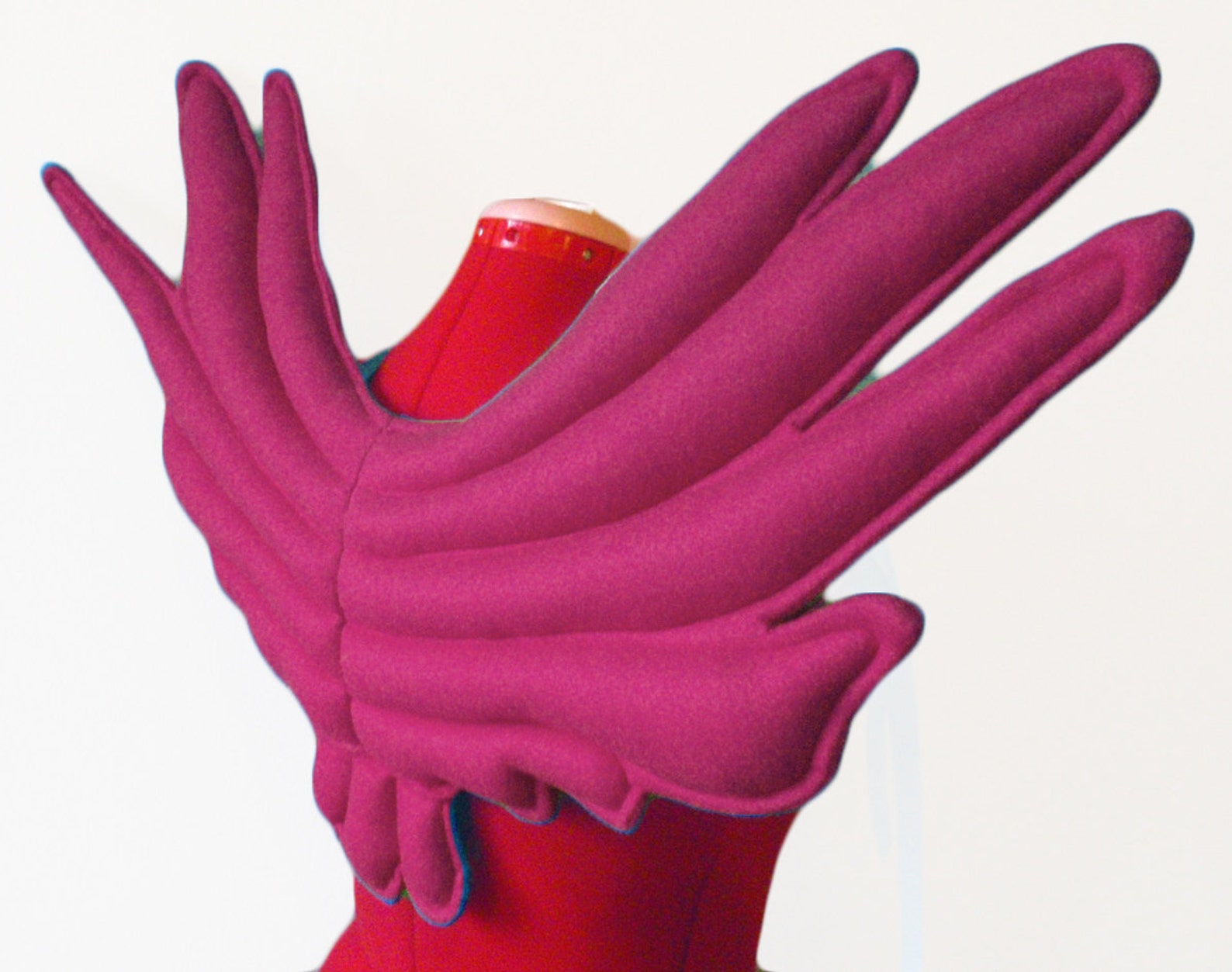 Fuchsia Bird Wings With Short Tail. Long-lasting. Original | Etsy