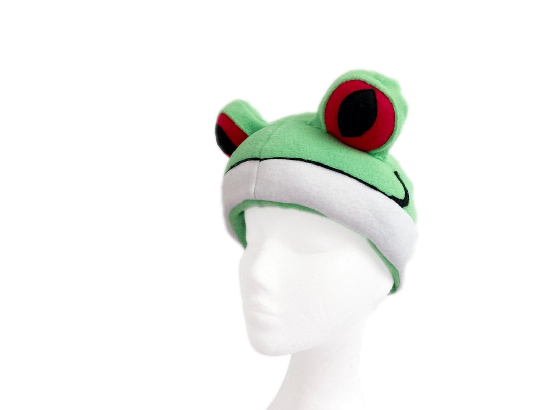 Green Tree Frog Hat, Five Different Sizes - Etsy
