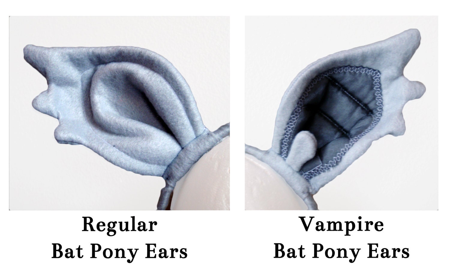 Vampire Bat Pony Ears. Custom Color OC. Fan Original | Etsy