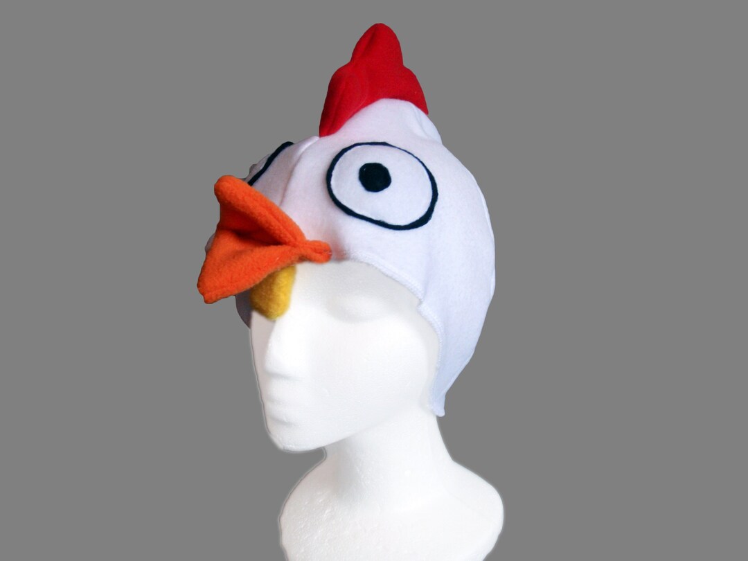 Rooster Hat. Bird, Chicken. Five Sizes: Newborn to XL, You Choose Color ...