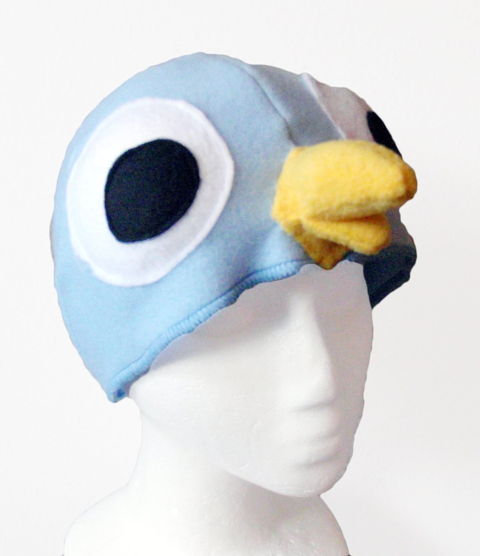 Big-eyed Pigeon Hat. Light Blue Bird. - Etsy