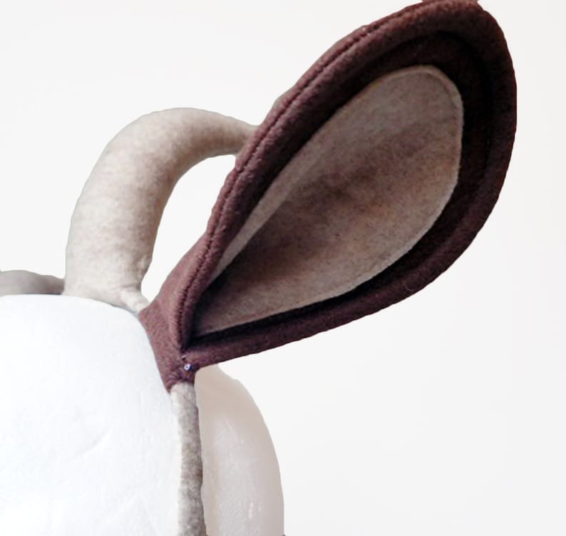 Custom Color Goat Ears With Horns - Etsy