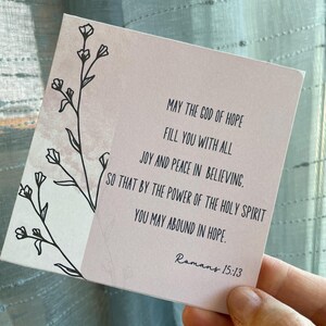 NEW Floral Scripture Cards for Hope. Set of 10 Verses, Gifts ...