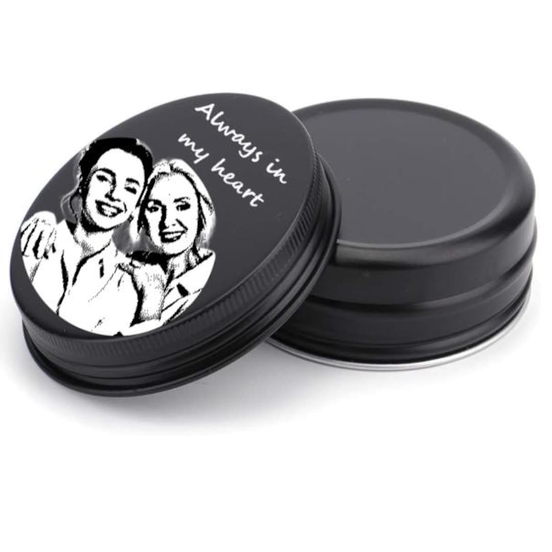 Personalized Memorial Lock of Hair Keepsake Tin Box With Custom ...