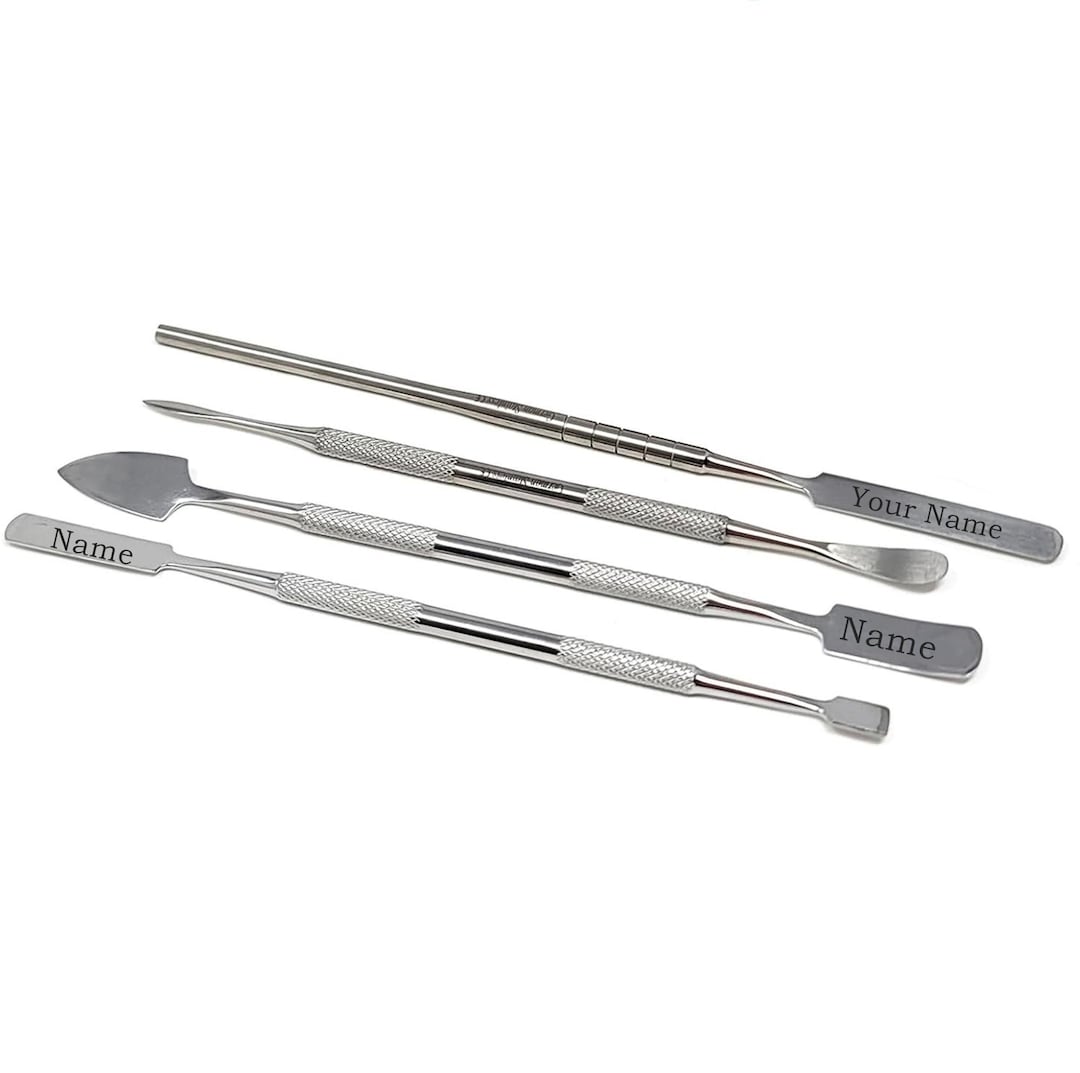 Engraved Stainless Steel Hook and Pick Carver Chisel Set Personalized ...
