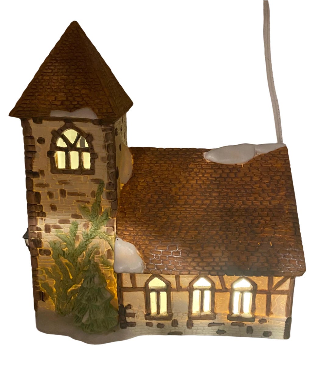 Vintage Department 56 Dicken Village Church 1985 - Etsy