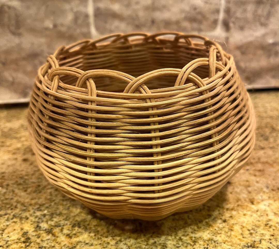 Native American Cherokee Double Wall Hand Woven Reed Basket - Etsy
