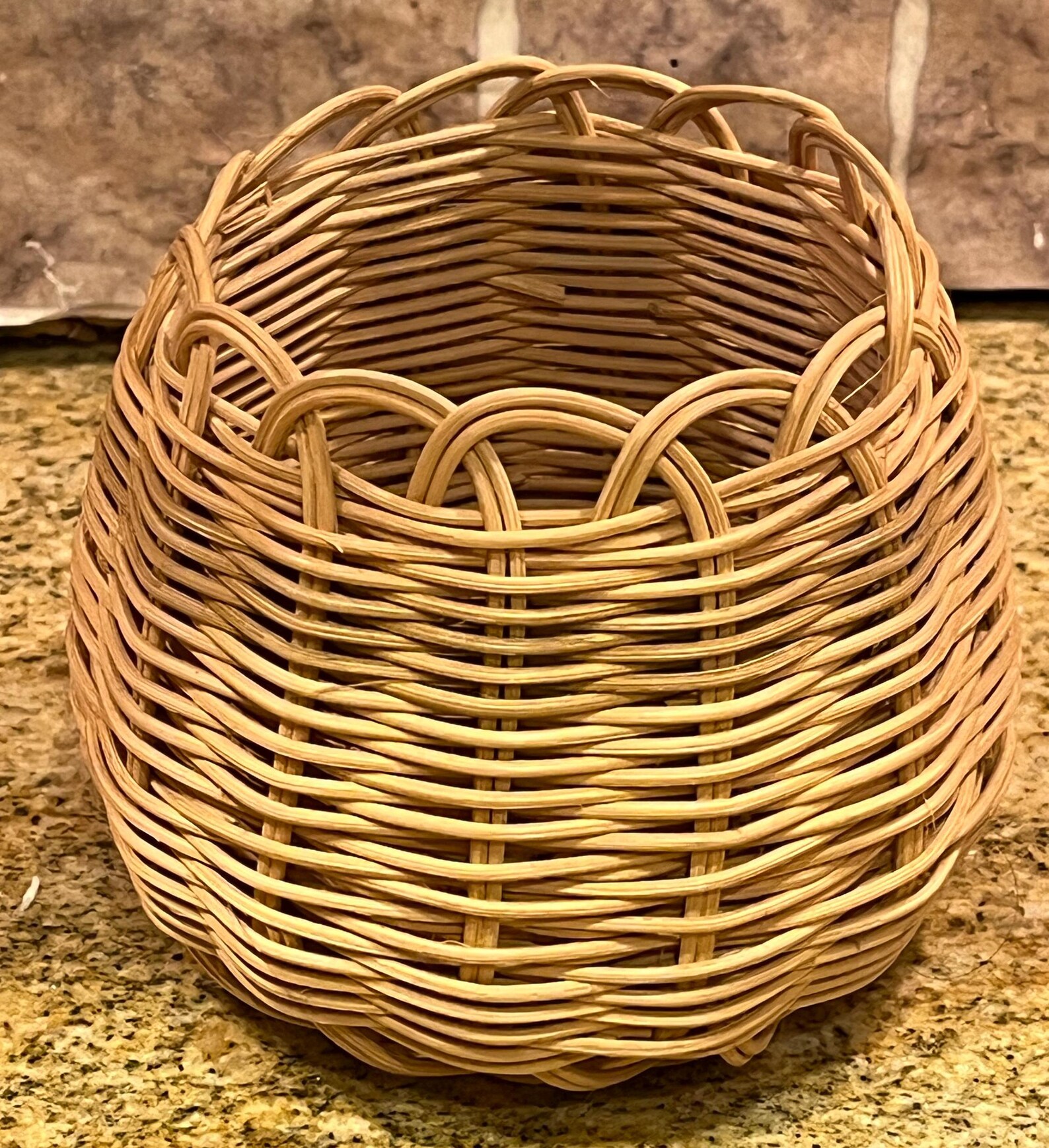 Native American Cherokee Double Wall Reed Hand Woven Basket - Etsy