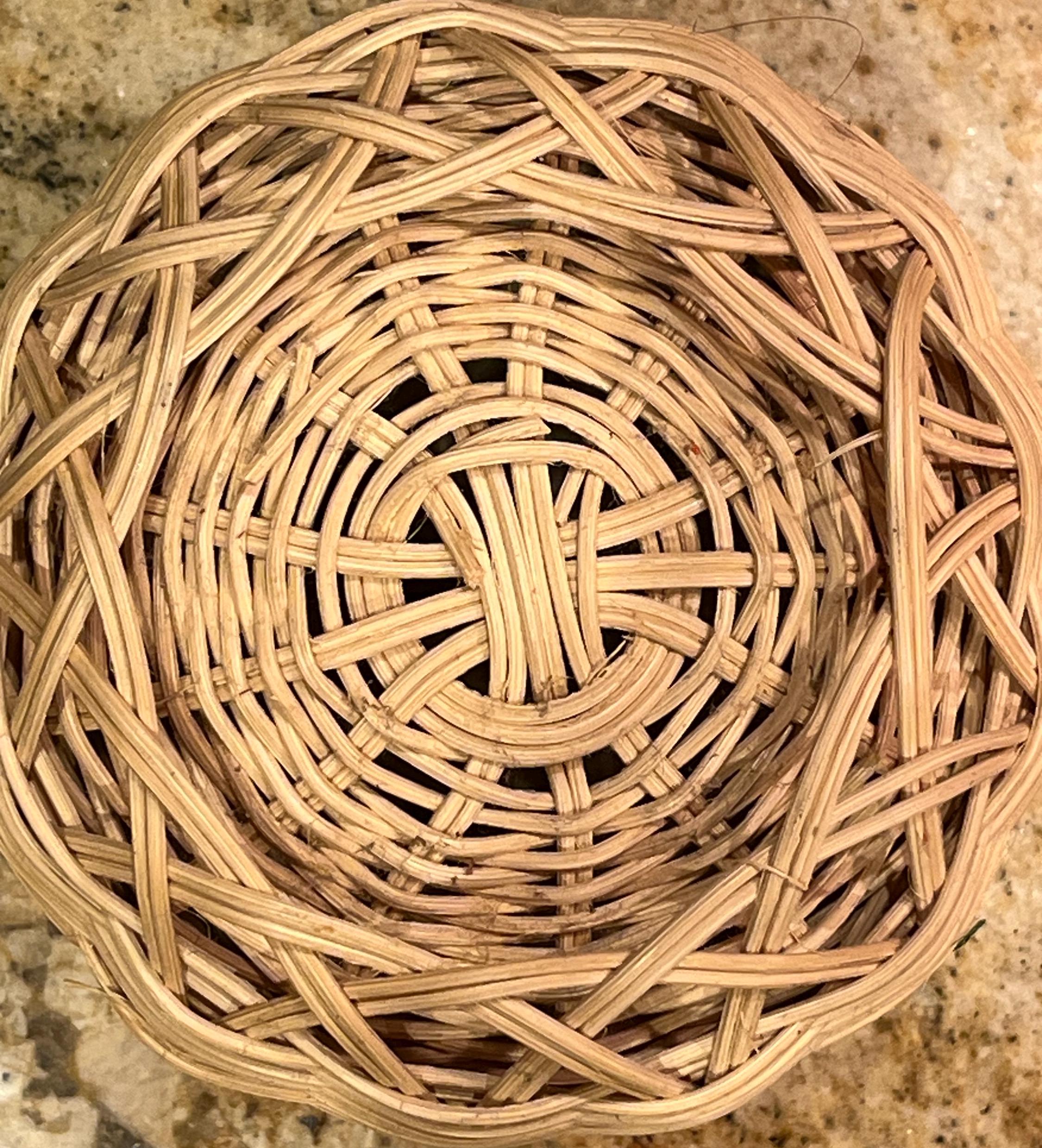 Native American Cherokee Double Wall Reed Hand Woven Basket - Etsy