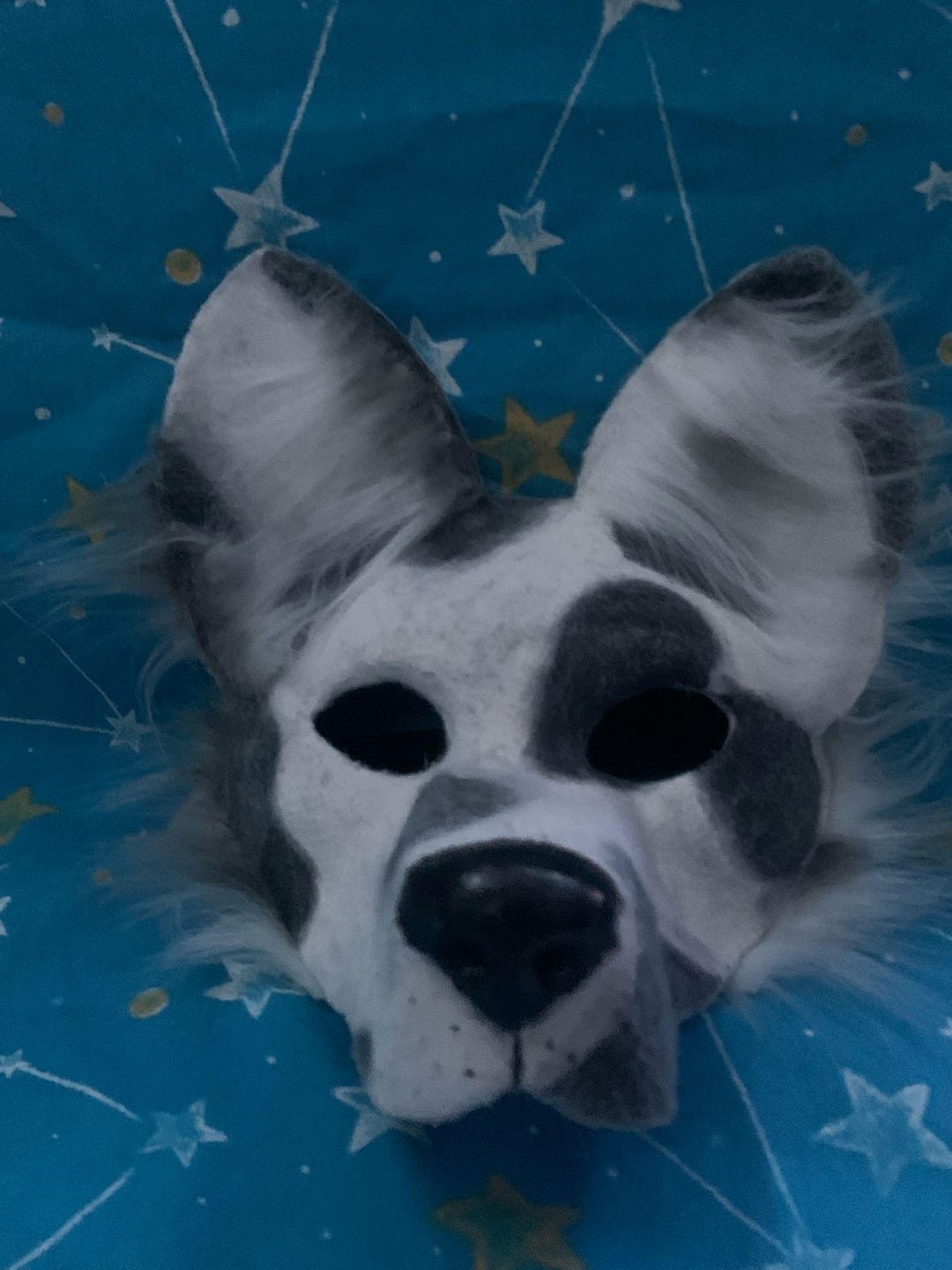 Handmade Dalmatian Therian Mask - Etsy UK