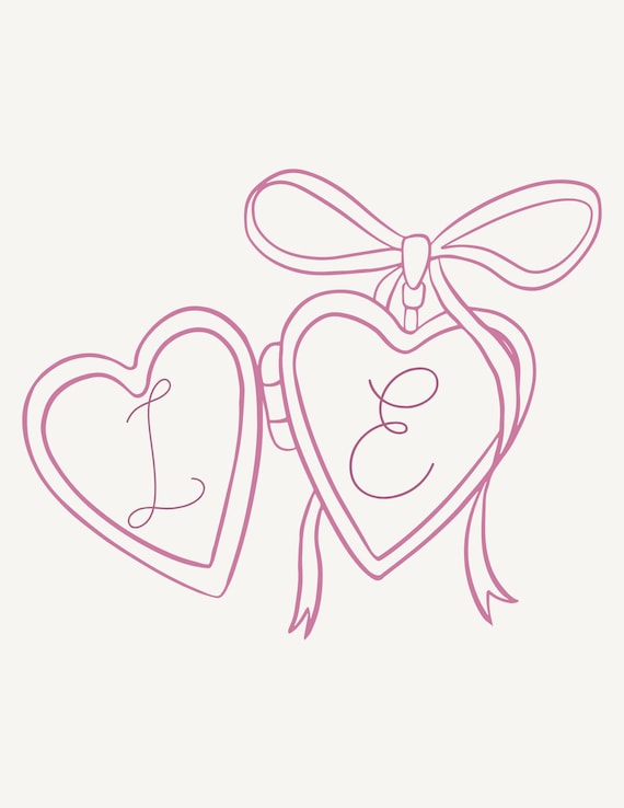 Heart Locket Drawing Easy
