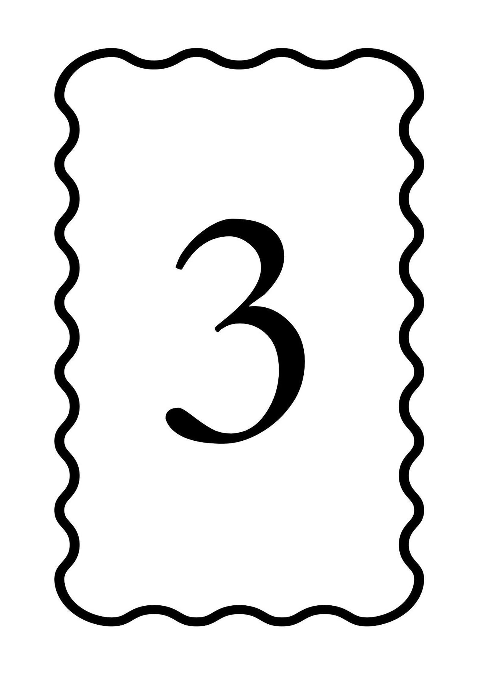 Editable Black & White Wedding Table Numbers | Modern Wedding Decor ...