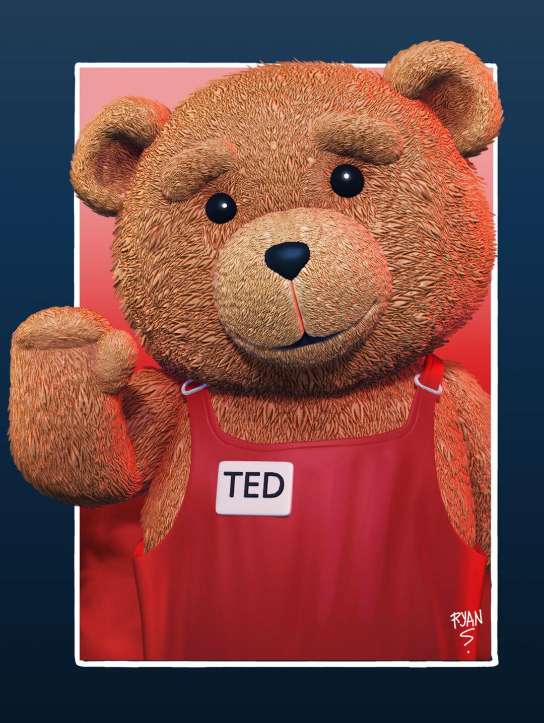 High Quality STL File Movie Stl TED 3D Model Design TED 2 3D Digital ...