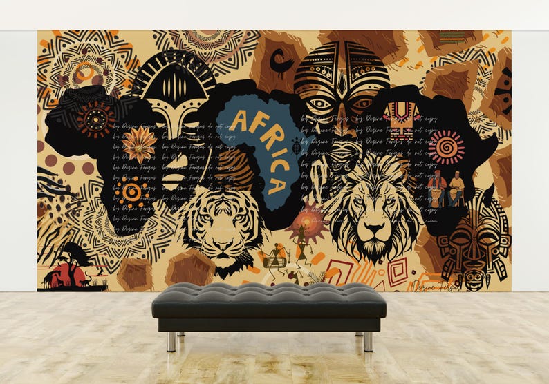African Wall Art - Etsy