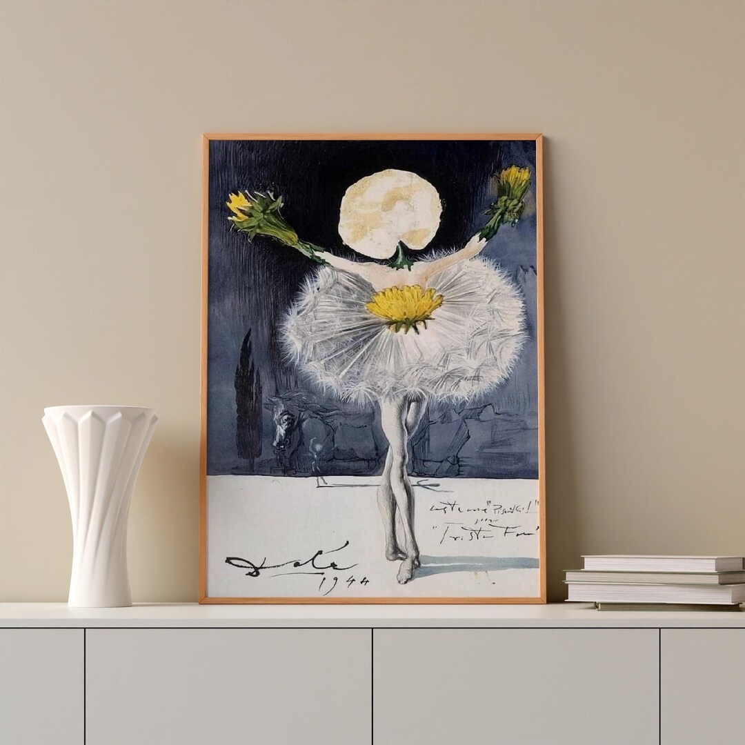 Dance of Dandelion-salvador Dali Frame, Cool Prints by Salvador Dali ...