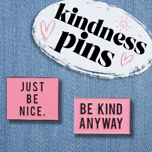 Kindness Pin - Etsy